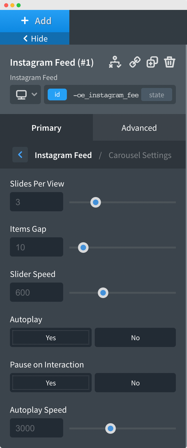 How to set up OxyExtended Instagram Feed element for Oxygen Builder? - Oxy Extended