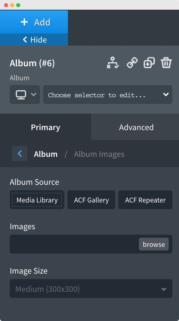 Album Element Overview - Oxy Extended